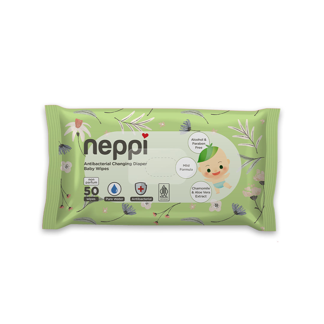 Antibacterial Wipes Non Parfum - Regular Pack (Buy 1 Get 1) - Neppi ...